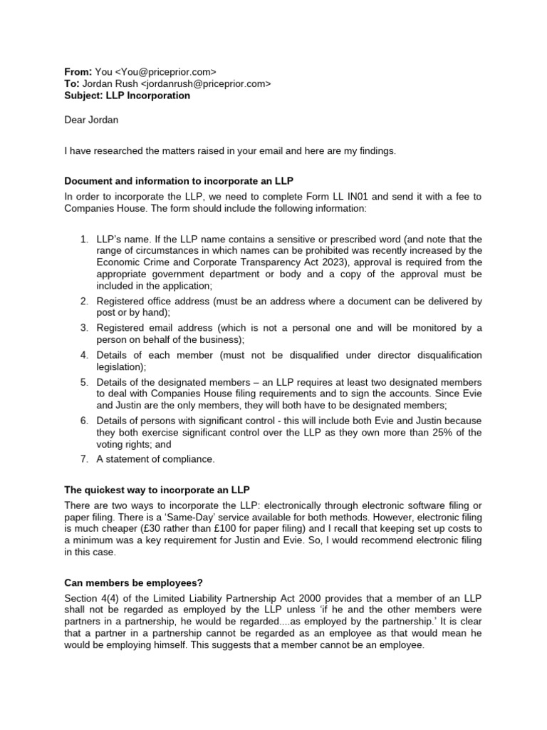 WS1 - L6 - BLP - Consolidation Exemplar | PDF | Limited Liability ...