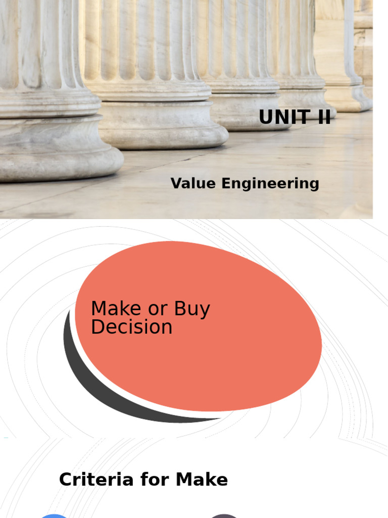 Unit II Value Engineering | PDF | Interest | Value (Economics)