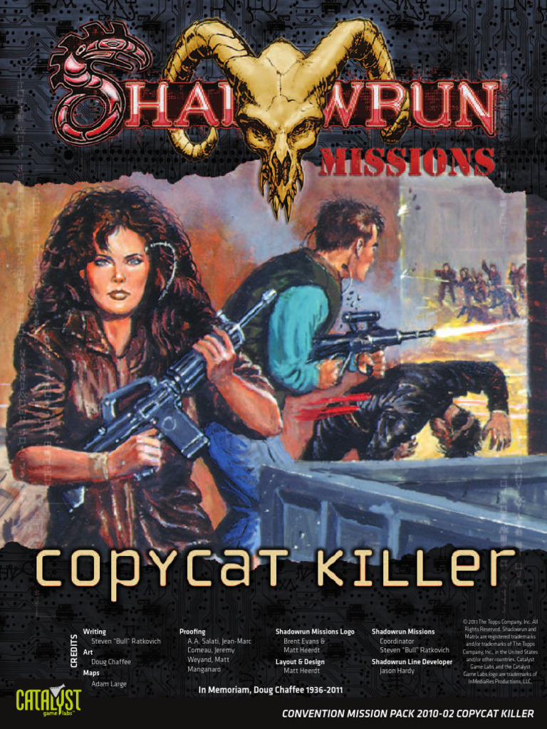 Shadowrun 4E - Missions - Copycat Killer | PDF
