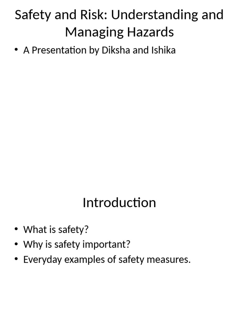 Anti-Hazard Program Overview | PDF