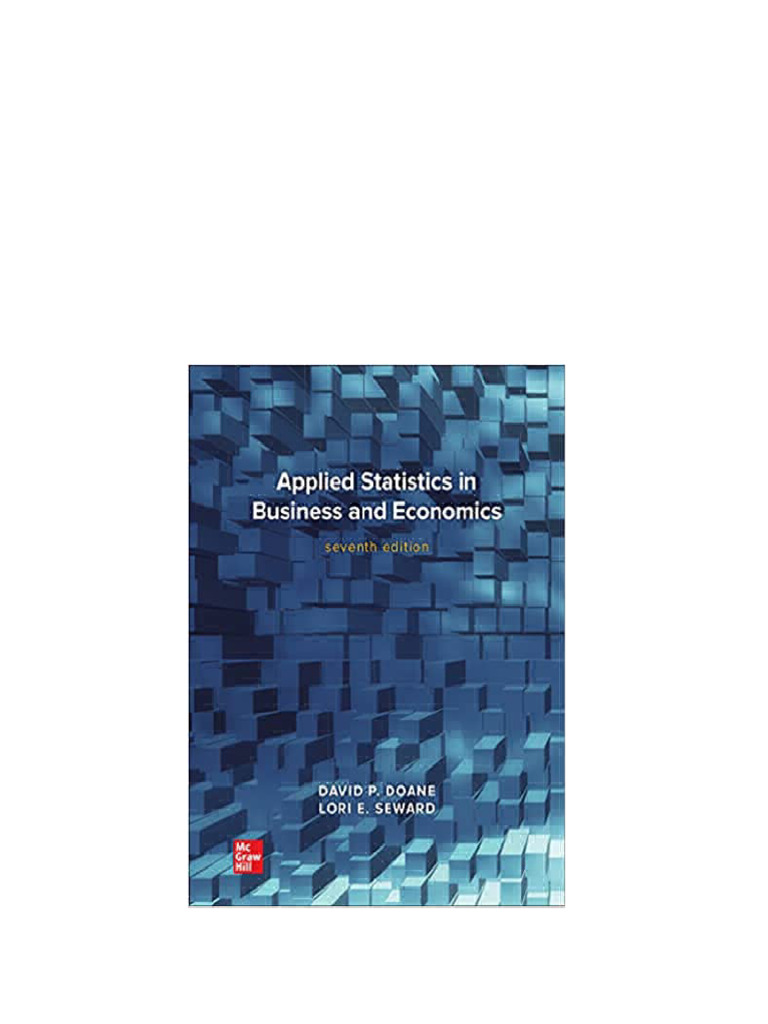 (Ebook PDF) Applied Statistics in Business and Economics 7th ...
