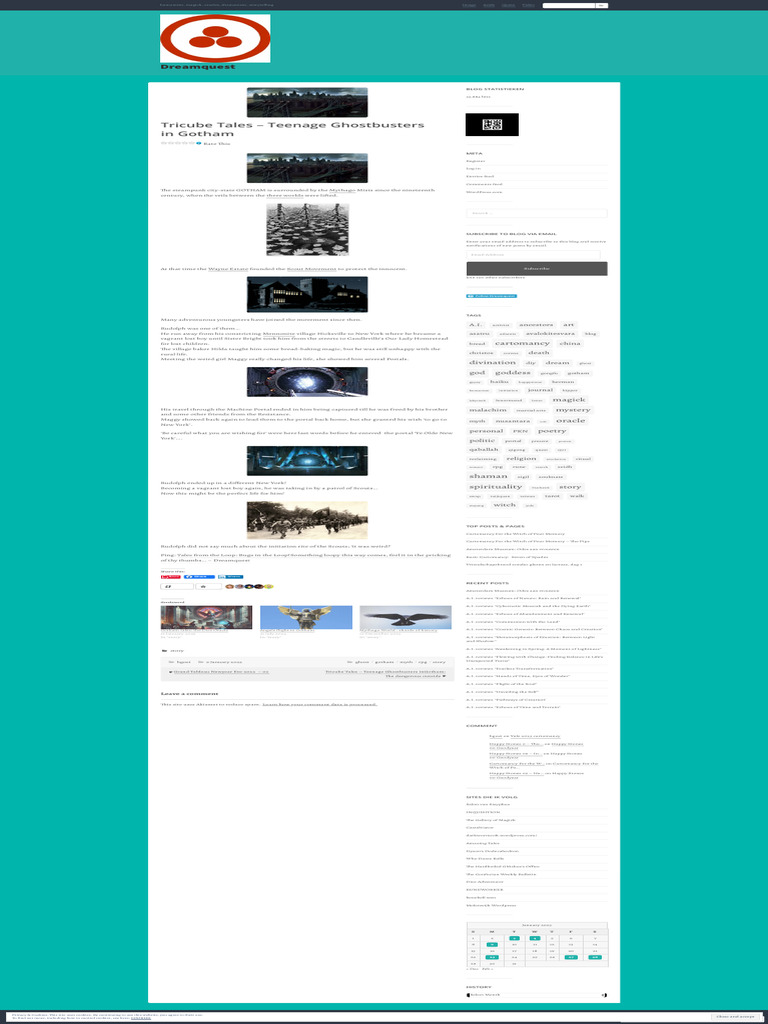 021 Tricube Tales - Teenage Ghostbusters in Gotham - Dreamquest | PDF ...