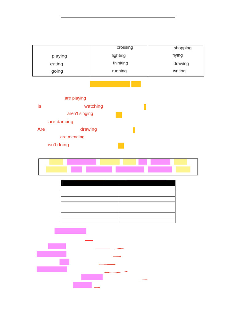Present Simple Continuous - Unlocked | PDF | Grammar | Linguistics