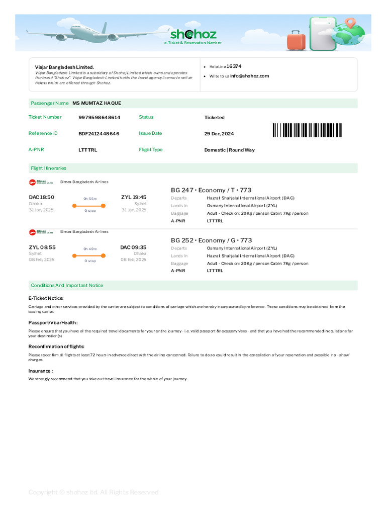 31-12-2025 Ticket | PDF | Transport | Aviation