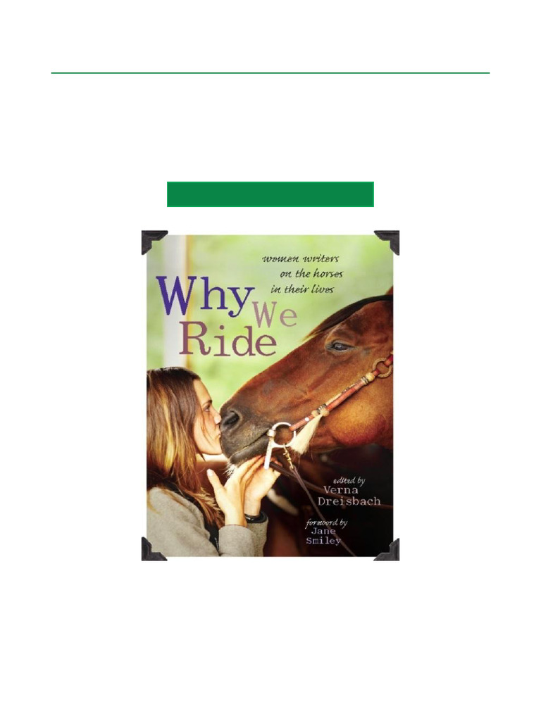 Ultimate Pick Why We Ride Women Writers On The Horses in Their Lives ...