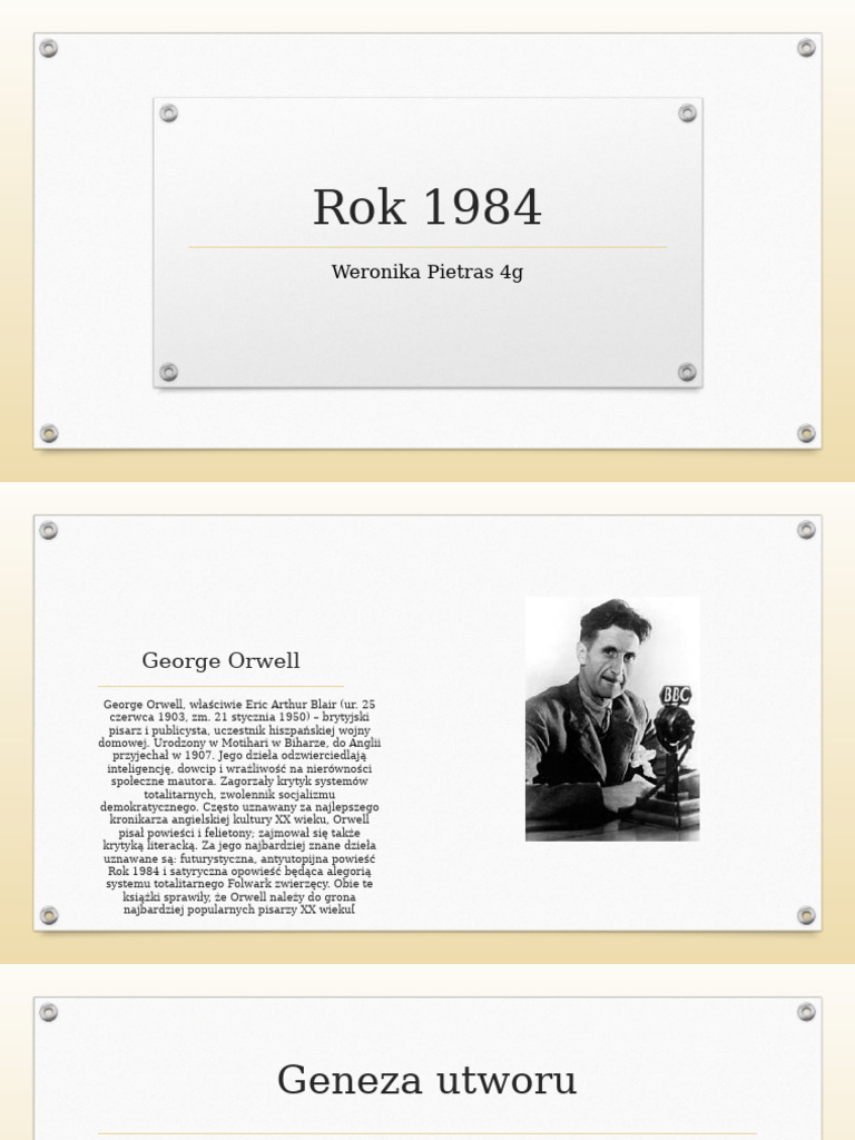 Rok 1984 | PDF
