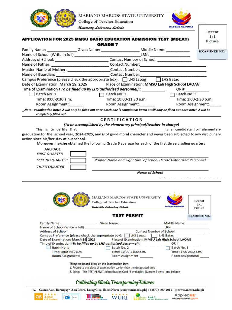 2025 Mbeat GRADE 7 App | PDF