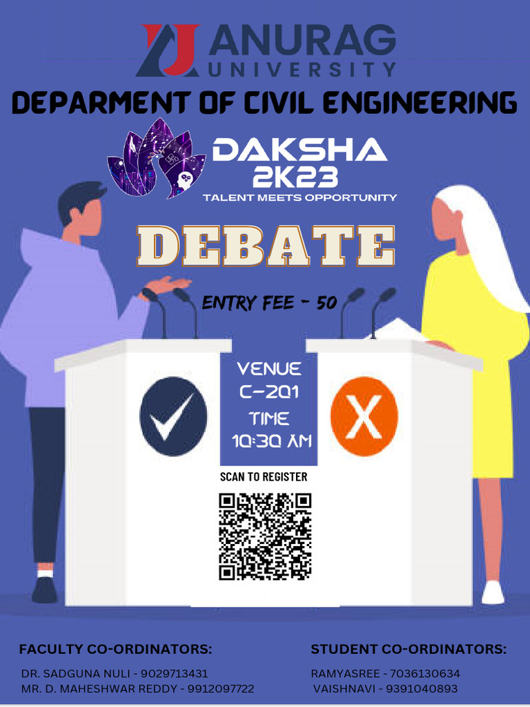 Civil Engineering Debate Registration | PDF