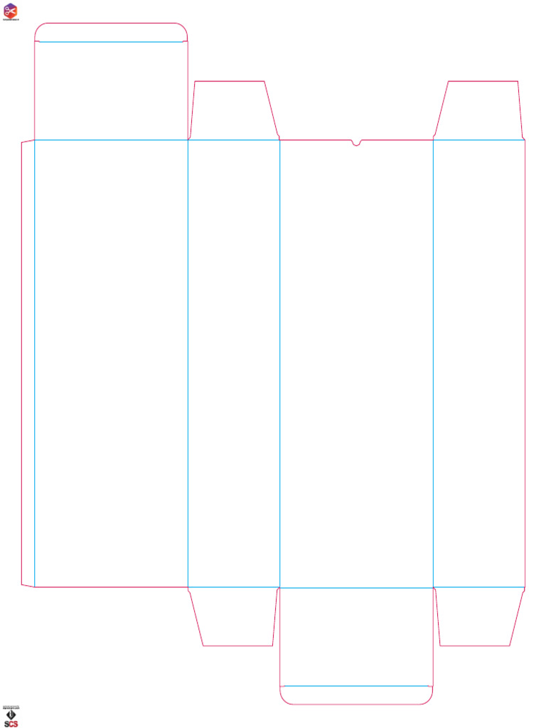 7x4.2x19 Inch Card Box Design | PDF