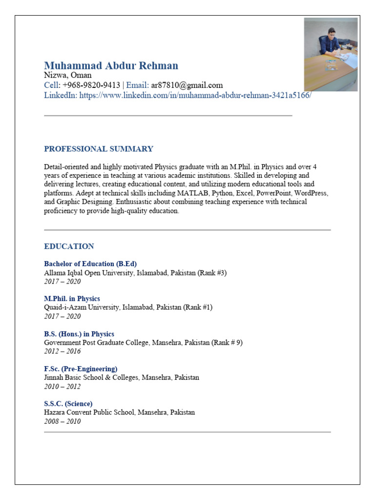 Professional CV | PDF