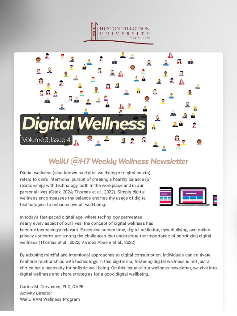 Enhancing Digital Wellness Strategies | PDF | Well Being | Mindfulness