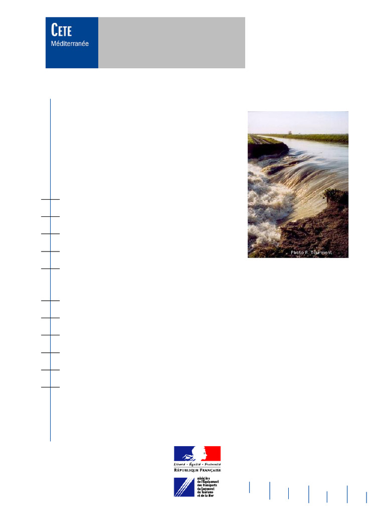 Rupture de digues : modélisation et recommandations | PDF | Digue | Barrage