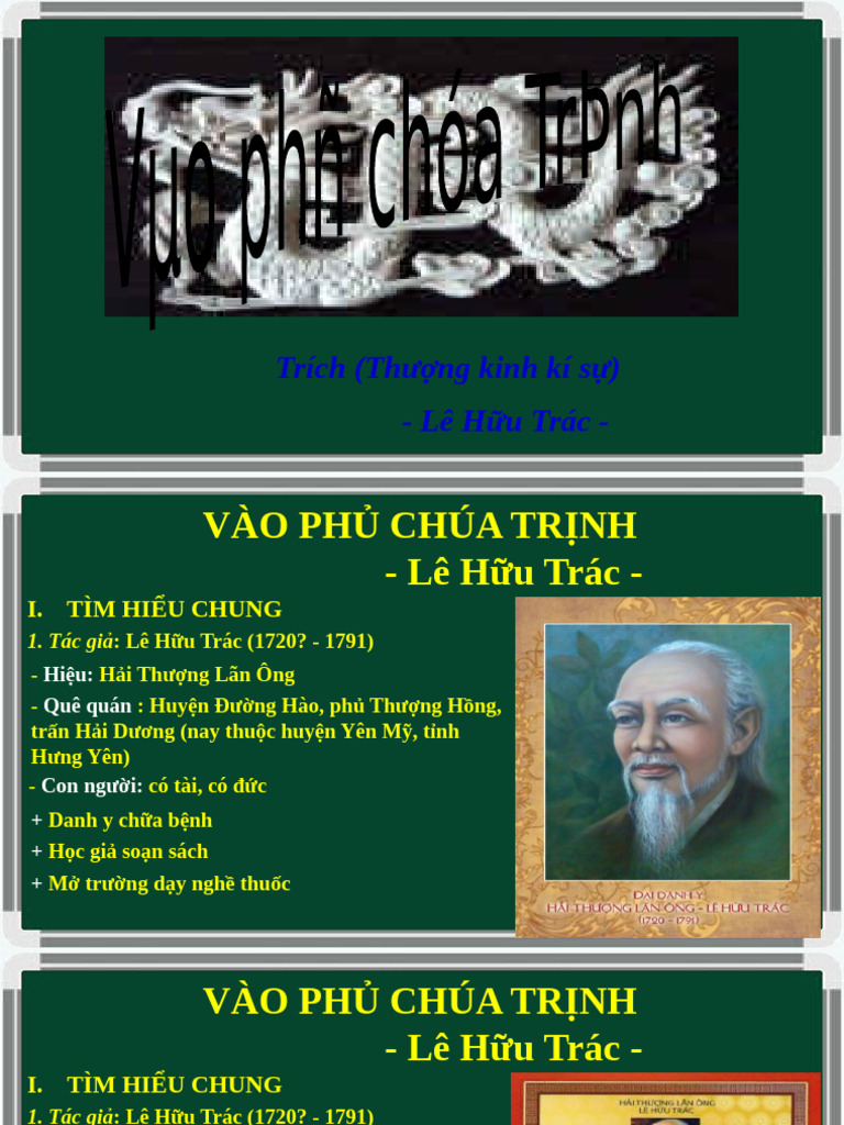 Tuan 1 Vao Phu Chua Trinh Thuong Kinh Ki Su | PDF