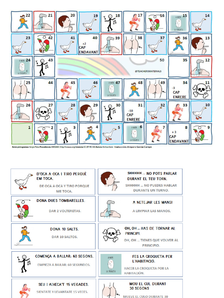 CA - Joc - de - L - Oca - Practiquem Exercici | PDF