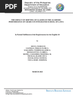 Class Schedule Shifting: Understanding The Perspective in Class ...