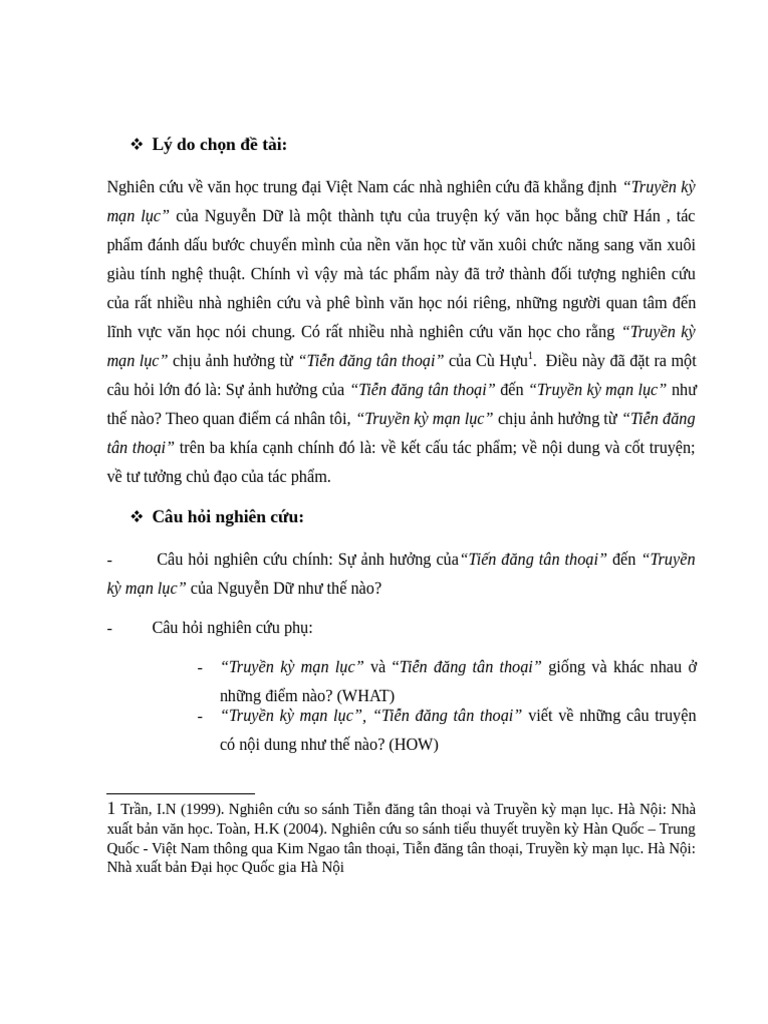 (123doc) - Su-Anh-Huong-Cua-Tien-Dang-Tan-Thoai-Cua-Cu-Huu-Den-Truyen-Ky-Man-Luc-Cua-Nguyen-Du | PDF