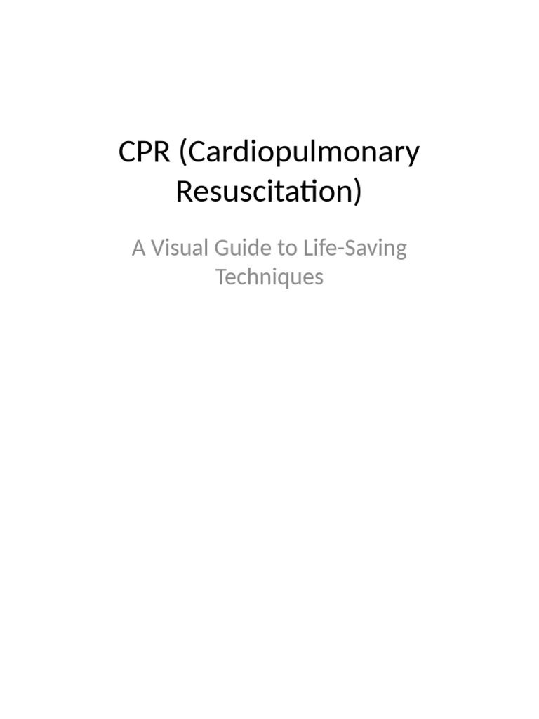 CPR Presentation | PDF