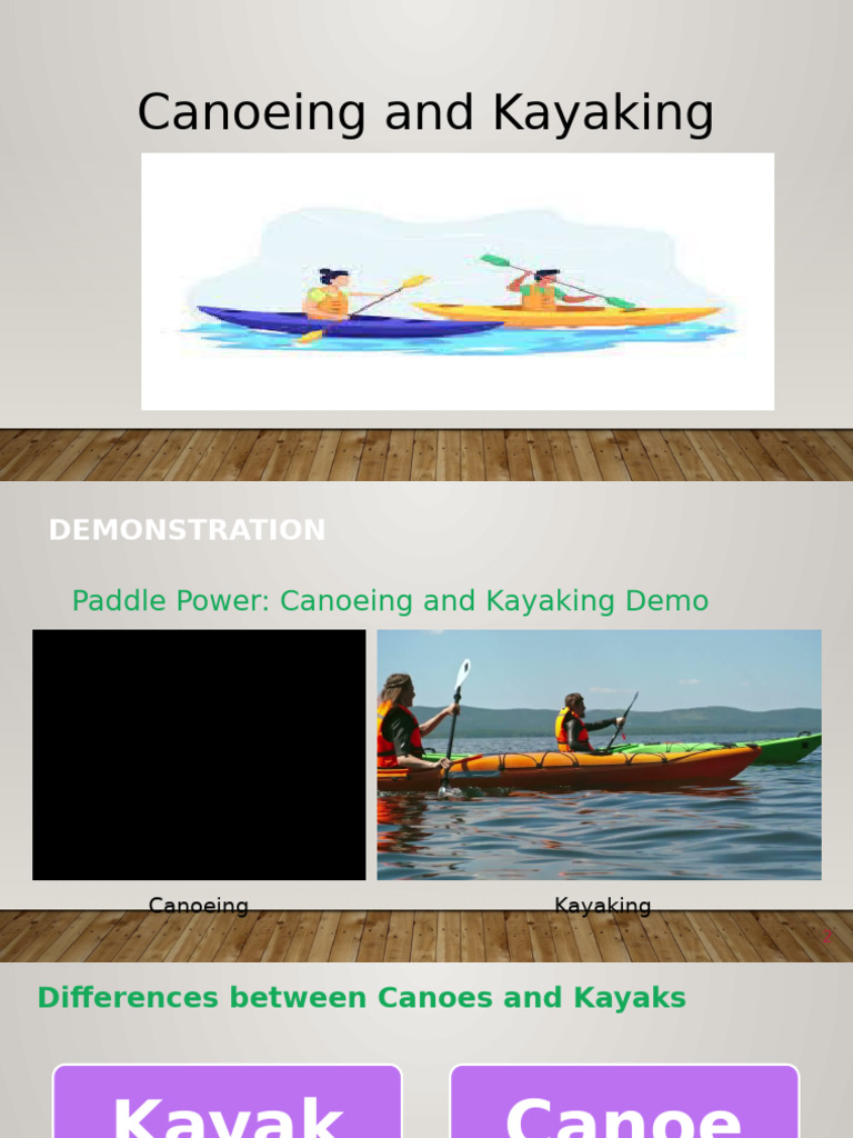 Canoeing and Kayaking | PDF | Kayak | Canoe