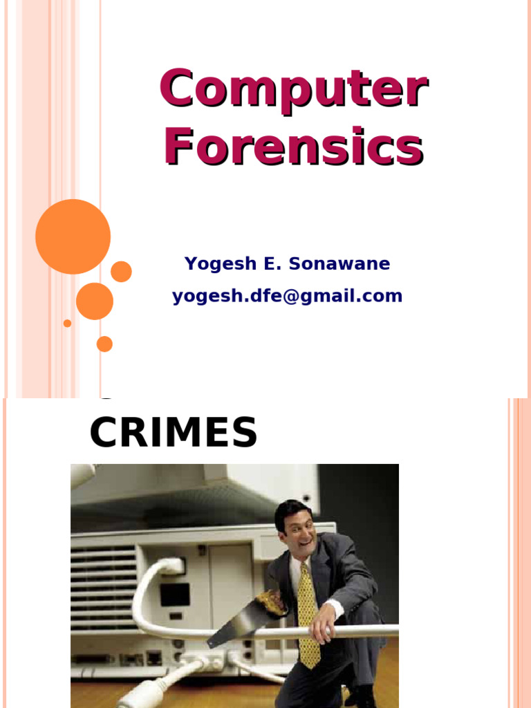 Fdocuments - in - Computer Forensics 5584a063871ca | PDF | Cybercrime | Computer Forensics
