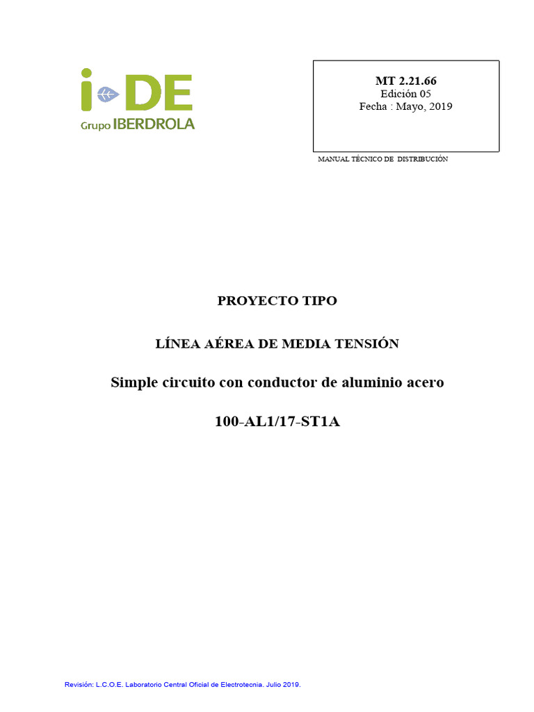 MT 2.21.66 - E05 - May19 - LAMT Simple Circuito | PDF | Conductor ...