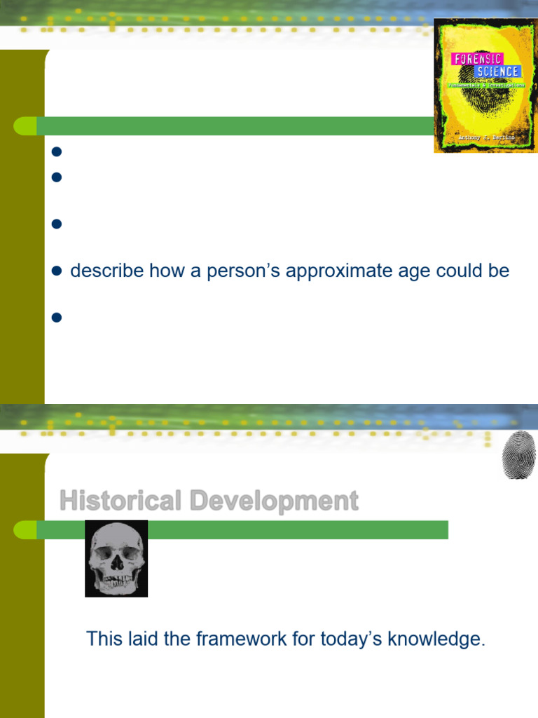 Fdocuments - in Chapter 13 Forensic Anthropology What We Learn s3 ...