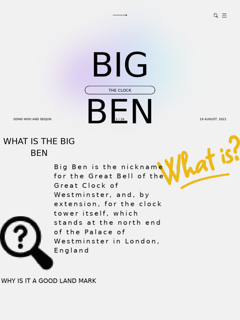 Big Ben | PDF