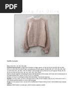 Halibut Sweater | PDF | Gauge (Knitting) | Knitting