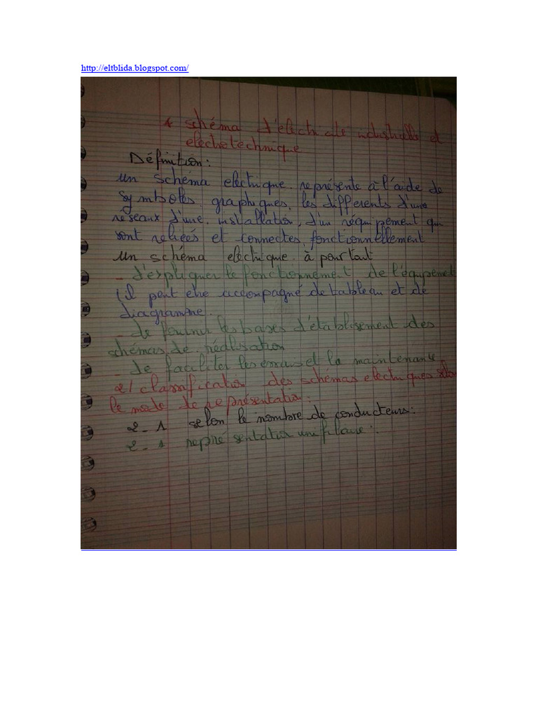 Schemas Et Appareillage USDB | PDF