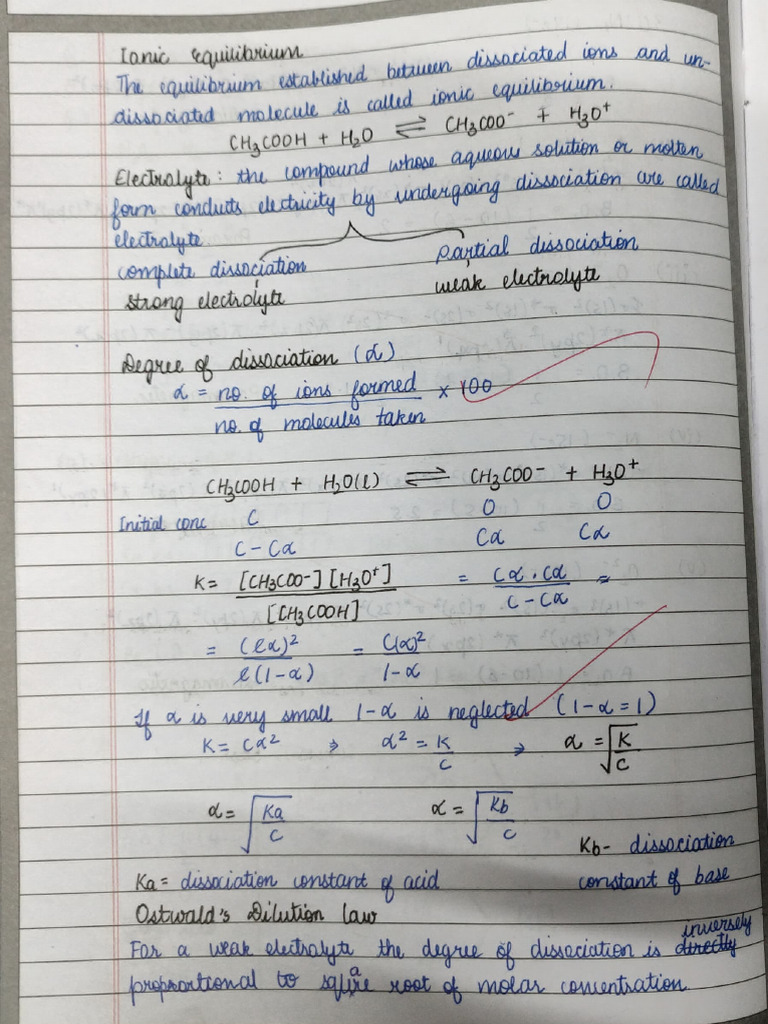 Ionic Equilibrium | PDF