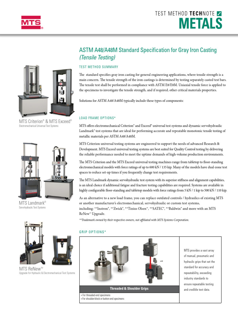 100-545-062c Metals ASTM A48 A48M | PDF | Mechanical Engineering ...