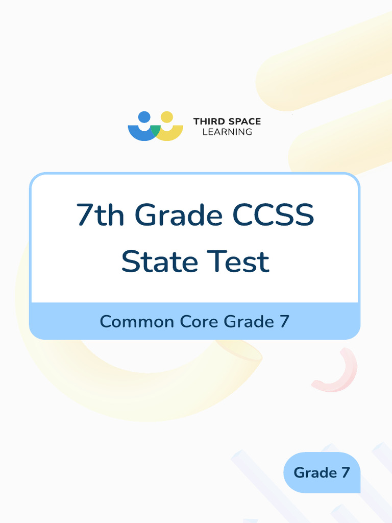 7th Grade Common Core Test Questions | PDF | Mathematics