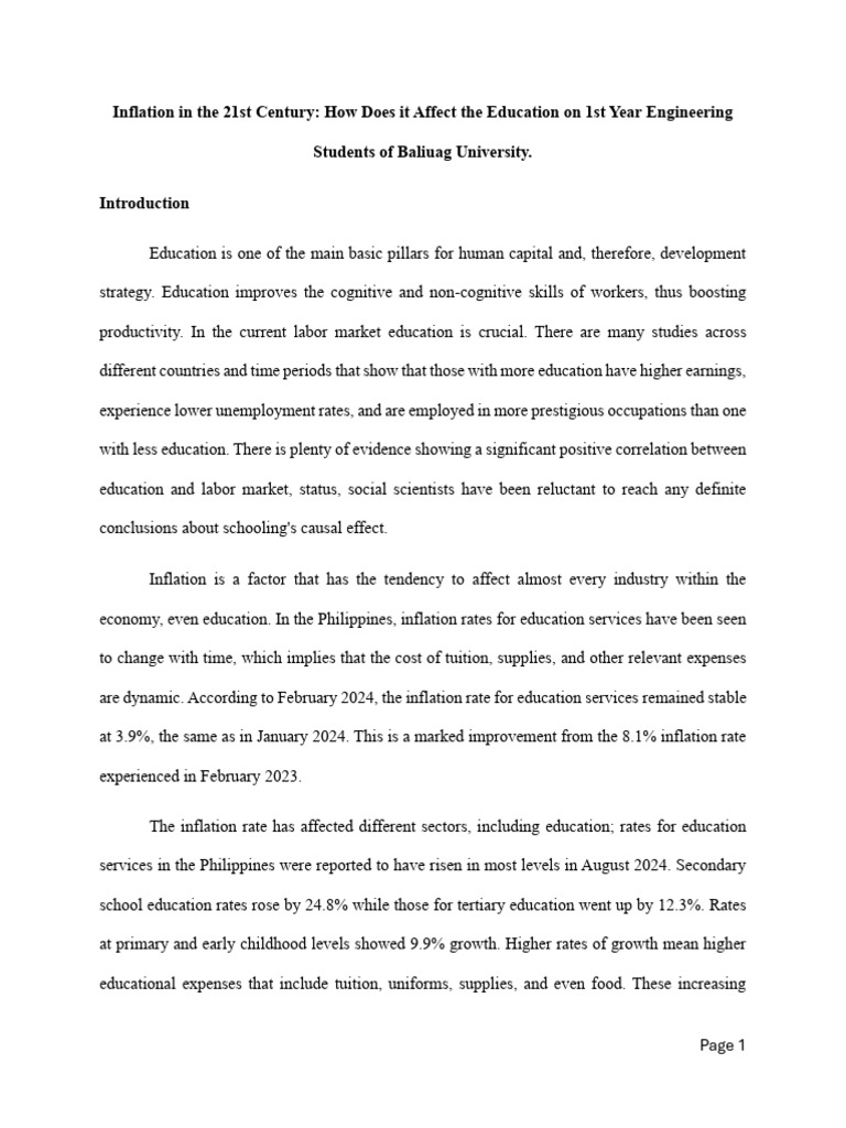 Inflation in The 21st Century | PDF | Inflation | Labour Economics