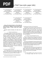 IEEE - Conference Template A4 | PDF | International System Of Units | Bracket