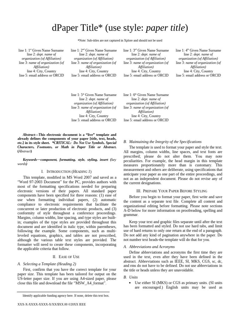 Template D | PDF | Note (Typography) | Bracket