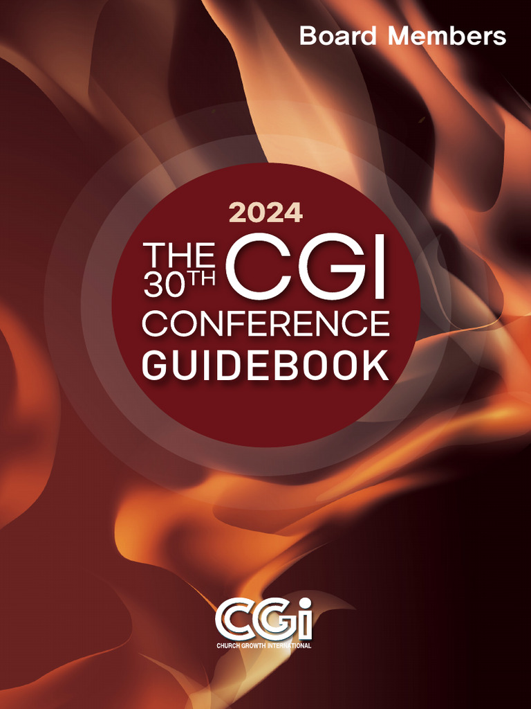 CGI Conference Guidebook (Board Members) | PDF