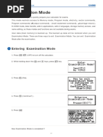 Exam Mode Casio FX Cg50 | PDF | Icon (Computing) | Office Equipment