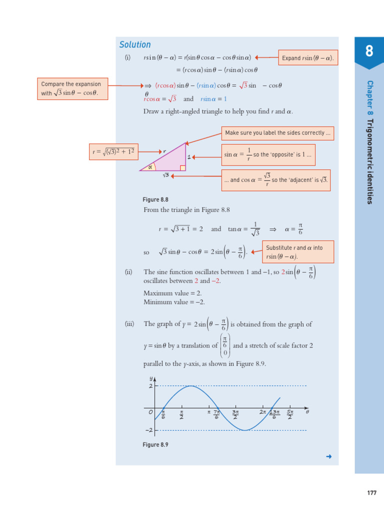 MEI A2 Chapter 8 Trig Questions (1) - Removed | PDF | Trigonometry | Geometry