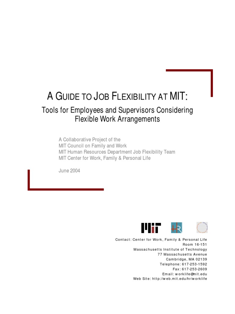 Flexible Work Arrangements | PDF | Employee Retention | Employment