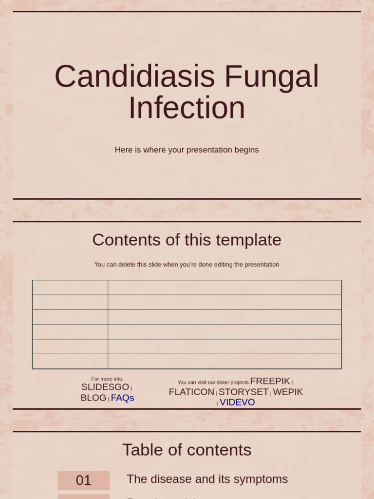 Candidiasis Fungal Infection by Slidesgo | PDF | Medical Diagnosis ...