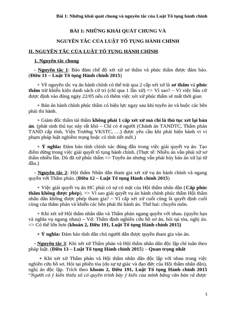 LÝ THUYẾT TTHC | PDF