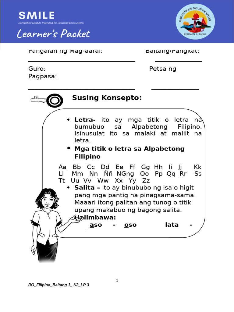 Susing Konsepto: Letra | PDF