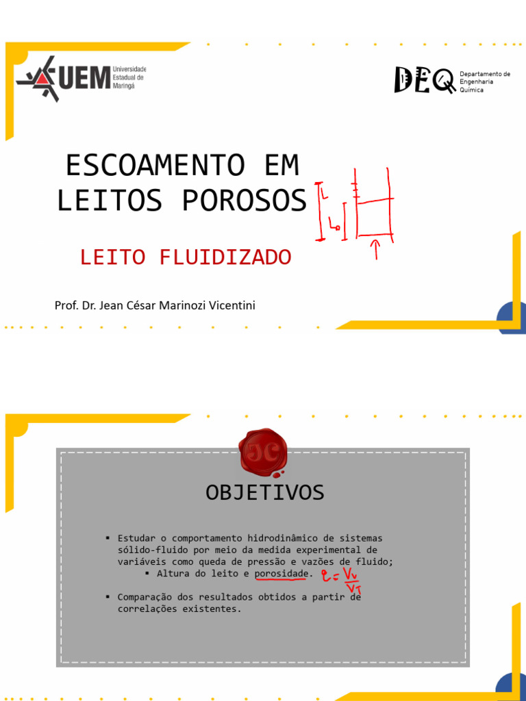 Aula 05 - Leito Fluidizado | PDF | Pressão | Densidade