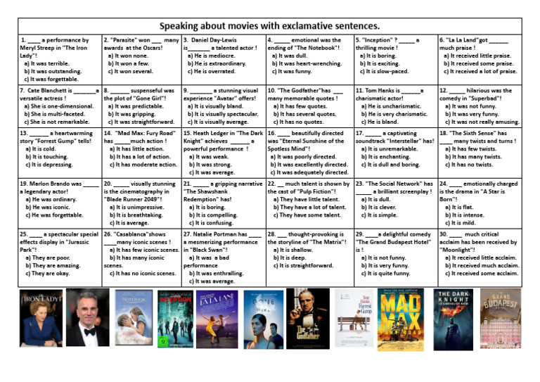 Exclamative Form-30 Sentences | PDF