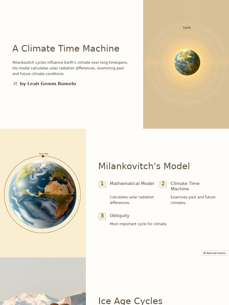 A Climate Time Machine | PDF