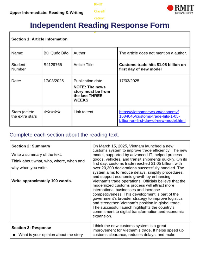 Irr Canvas Form (Ui-Rw) | PDF | Logistics | Economies