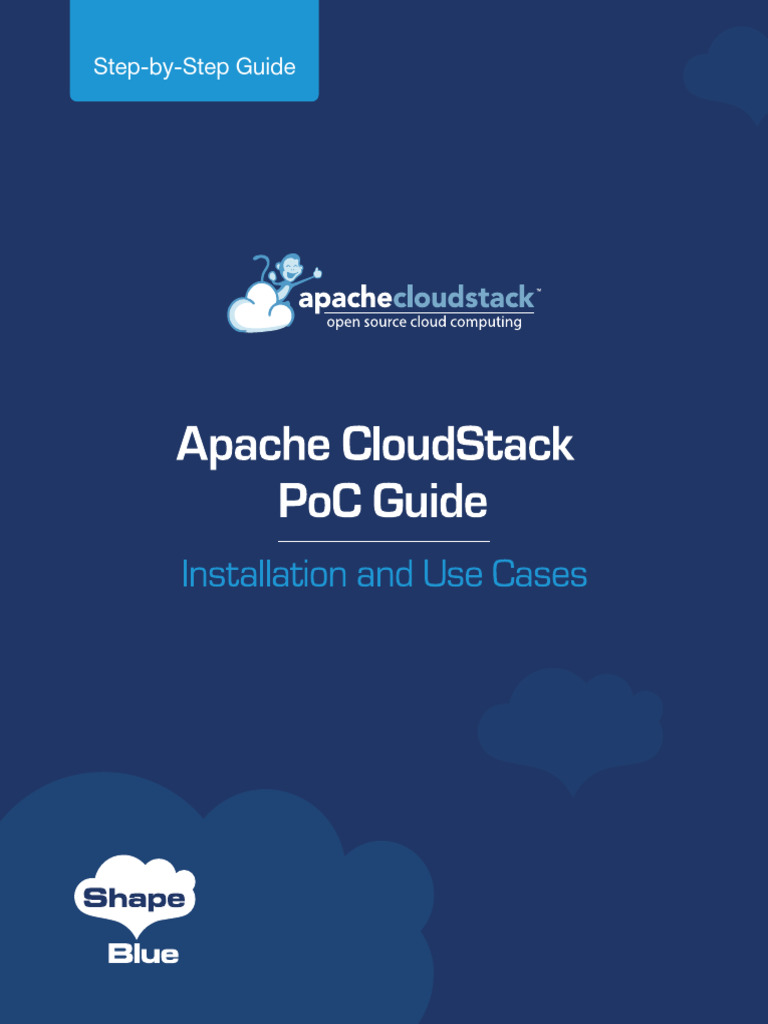 Apache CloudStack PoC Guide Step by Step Guide Installation and Use Cases.01 | PDF | Computer ...