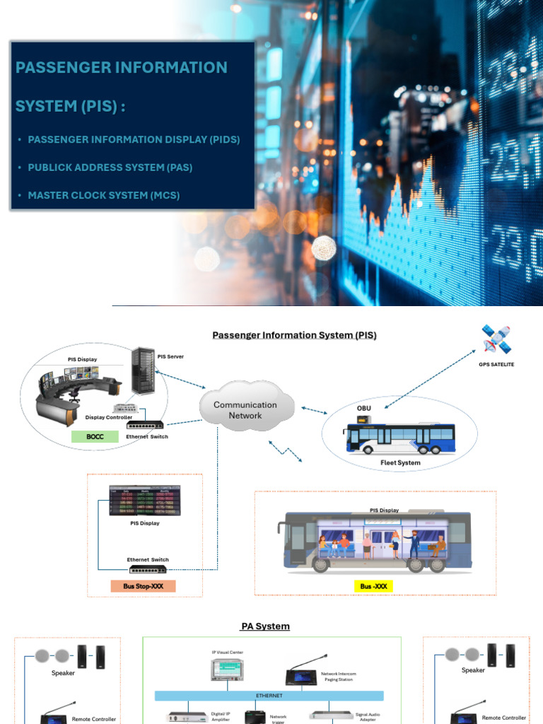 Bus Passenger Information System Overview | PDF | Telecommunications ...