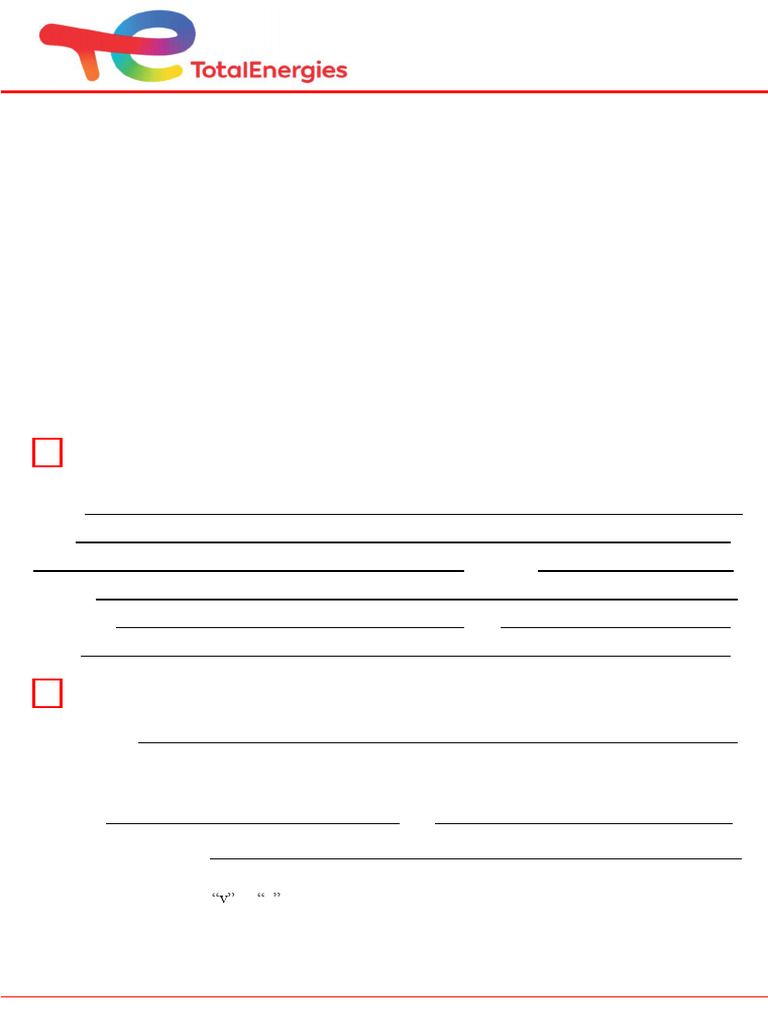 Xx... ORIGINAL TotalEnergies Expression of Interest FORM | PDF