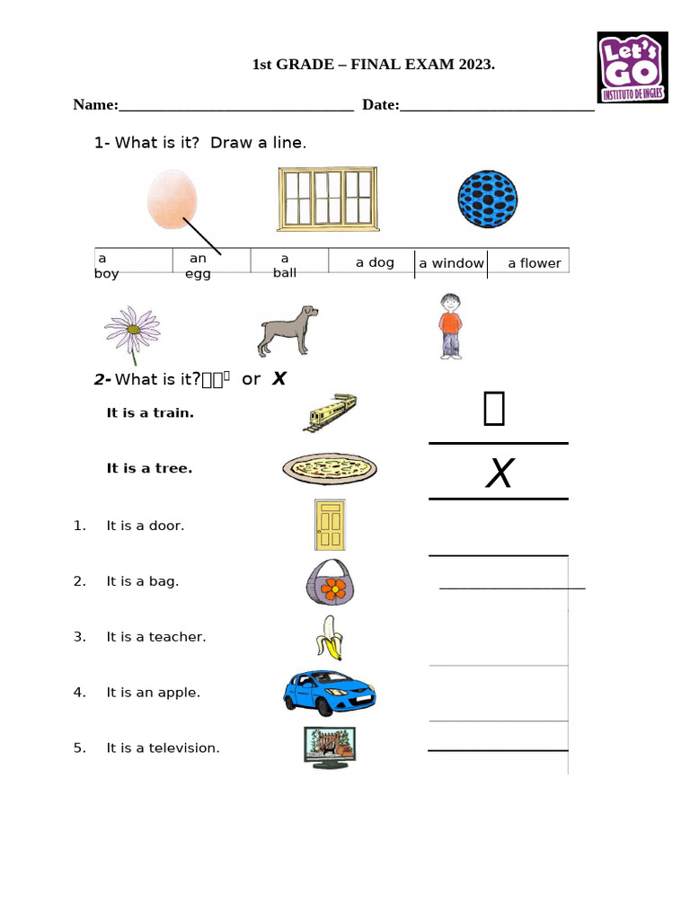 1st GRADE B INSTITUTO 2023 | PDF