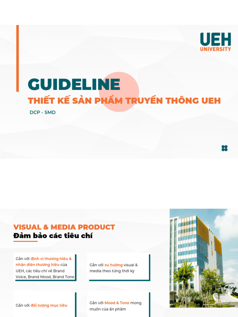 GUIDELINE ẤN PHẨM TRUYỀN THÔNG UEH 2 | PDF